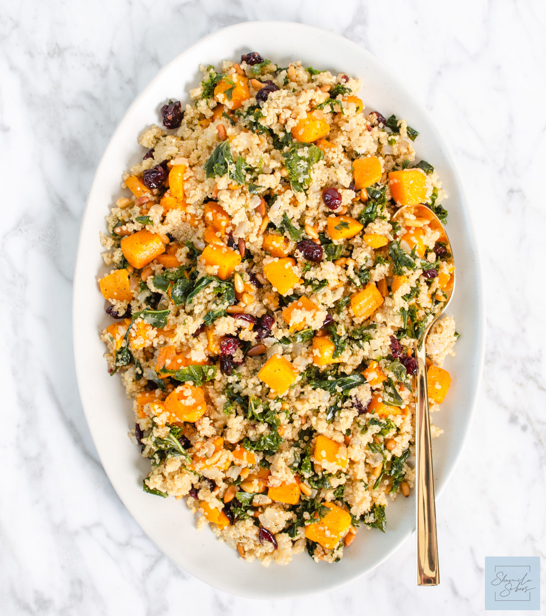 Roasted Butternut Squash & Quinoa Salad - Shamila Sobers